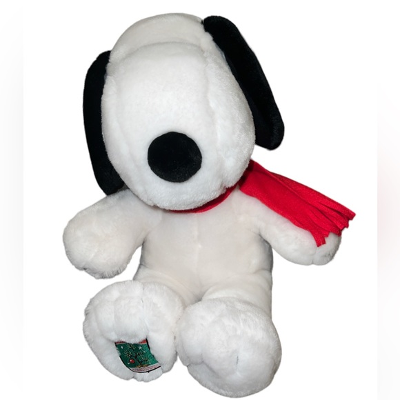 Hallmark | Toys | Hallmark Peanuts 4 Years Nice Large Snoopy W Scarf 3 ...